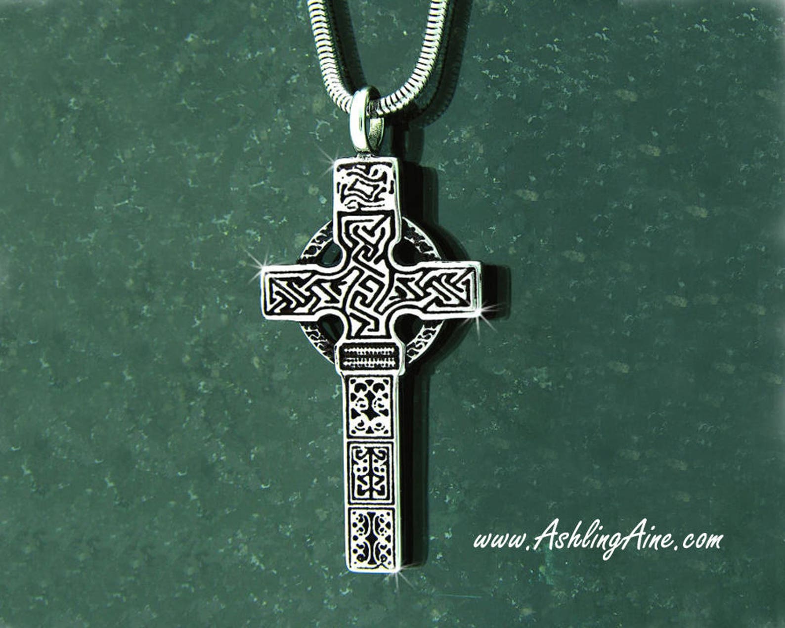 Celtic Irish Cross, S15, Castledermot South Cross on a Chain, Irish ...