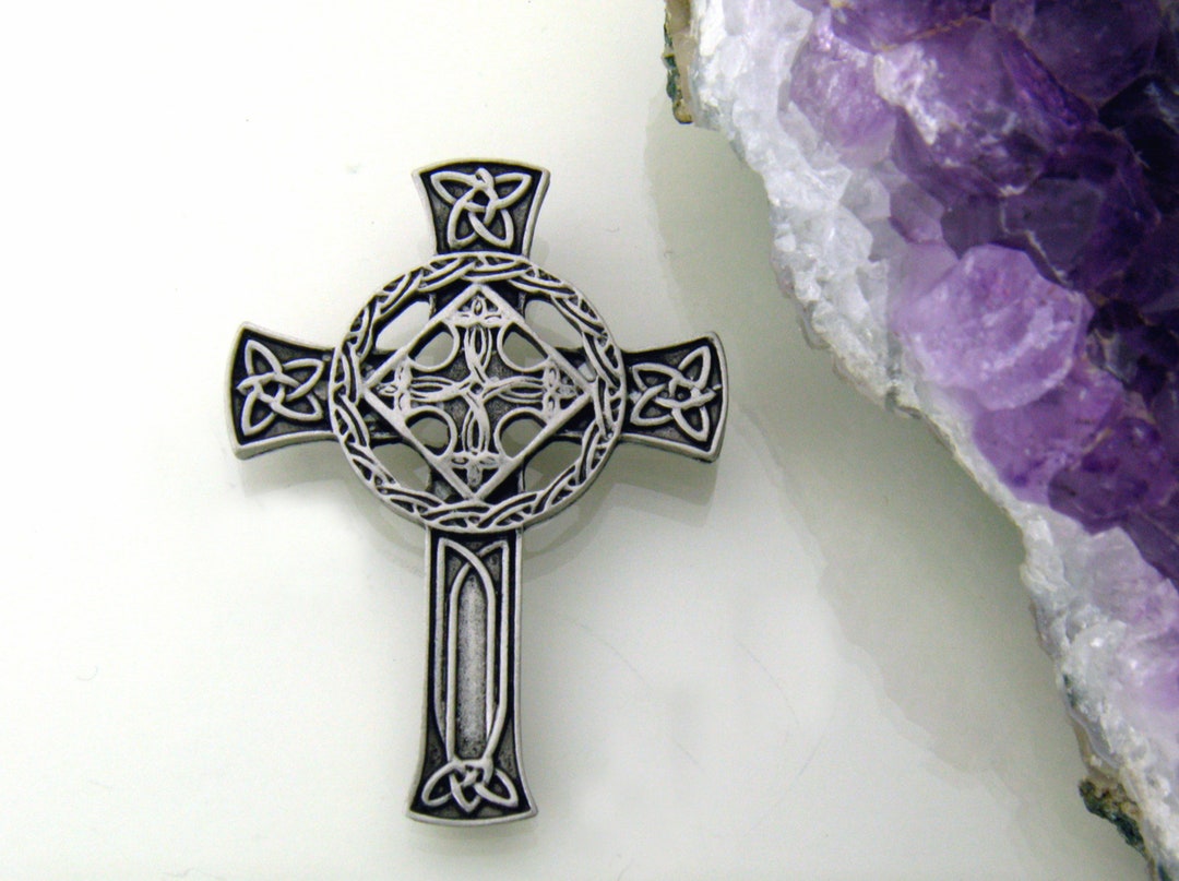 CELTIC High Cross Pin/pendant (6081) Irish Cross, Scottish Cross - Etsy
