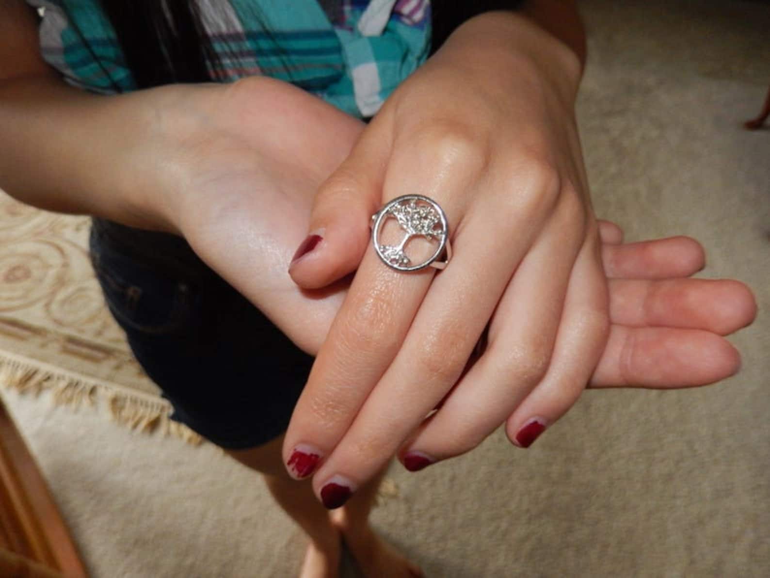 Sterling Silver Family Tree RING Tree of Life BQ1012TREE | Etsy