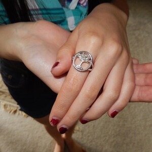 Sterling Silver Family Tree RING Tree of Life (BQ1012TREE RING), Celtic ...