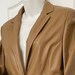 Hennes Tan Leather Blazer / Jacket SZ 8 - Etsy