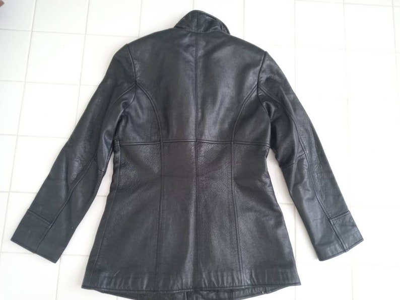 Maxima by Wilsons Black Heave Leather Jacket by SZ S - Etsy