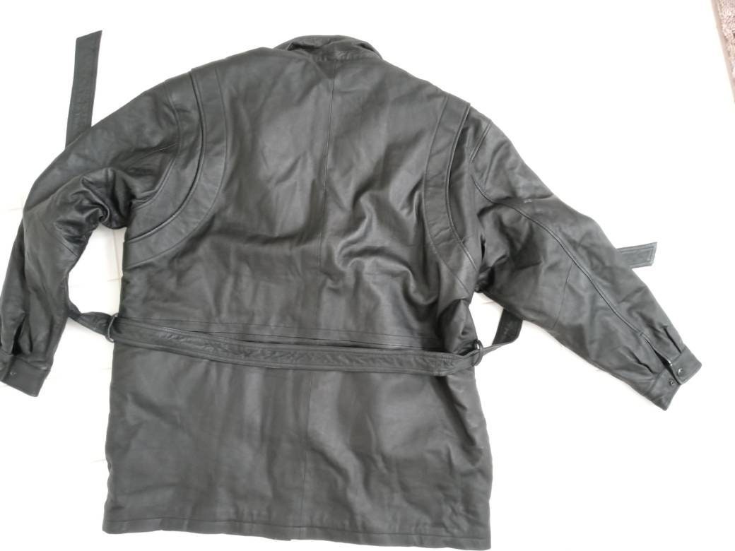 Men's Hind Leather Jacket Leather Zip Front Jacket SZ XL - Etsy