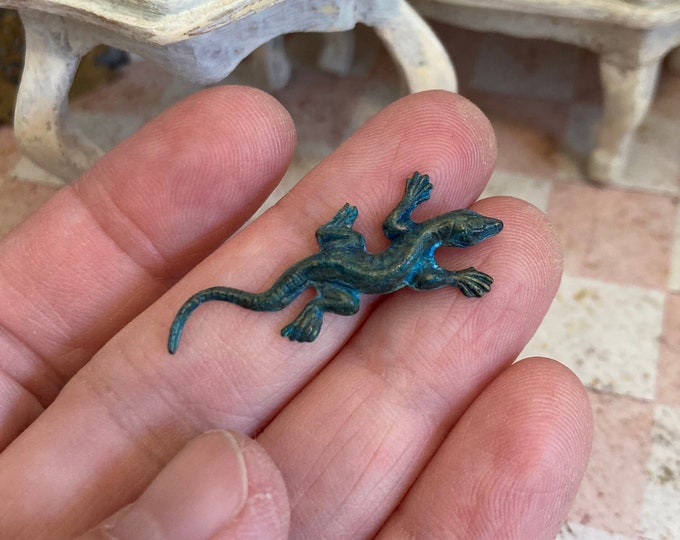 Miniature Doll House 1 Inch 12 Scale Pet Lizard Salamander Reptile ...