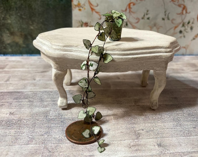 Miniature String of Hearts Realistic Vine Plant Dollhouse Greenhouse ...