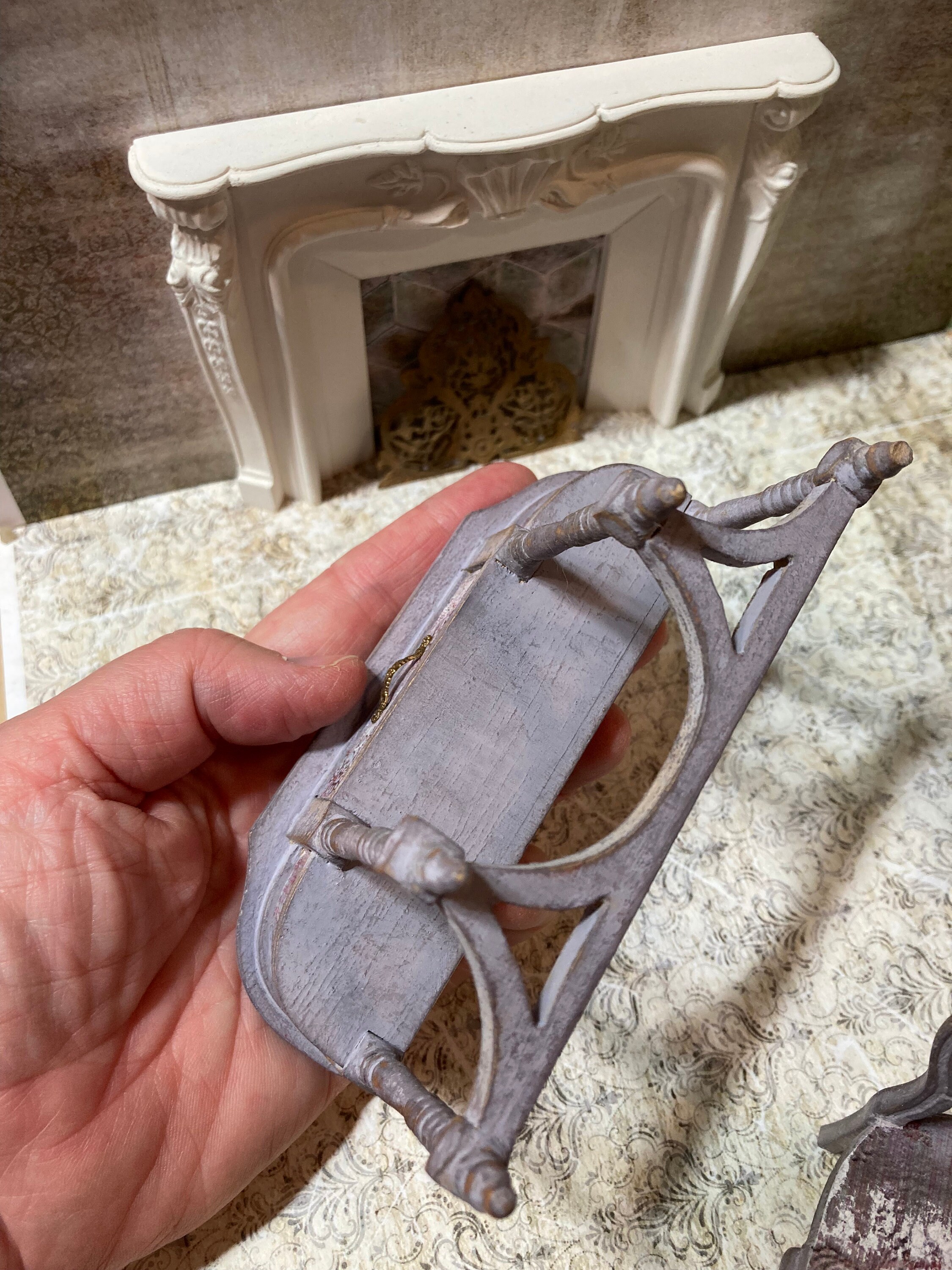 Miniature Doll House Hall Foyer Entryway Desk Sideboard Table - Etsy