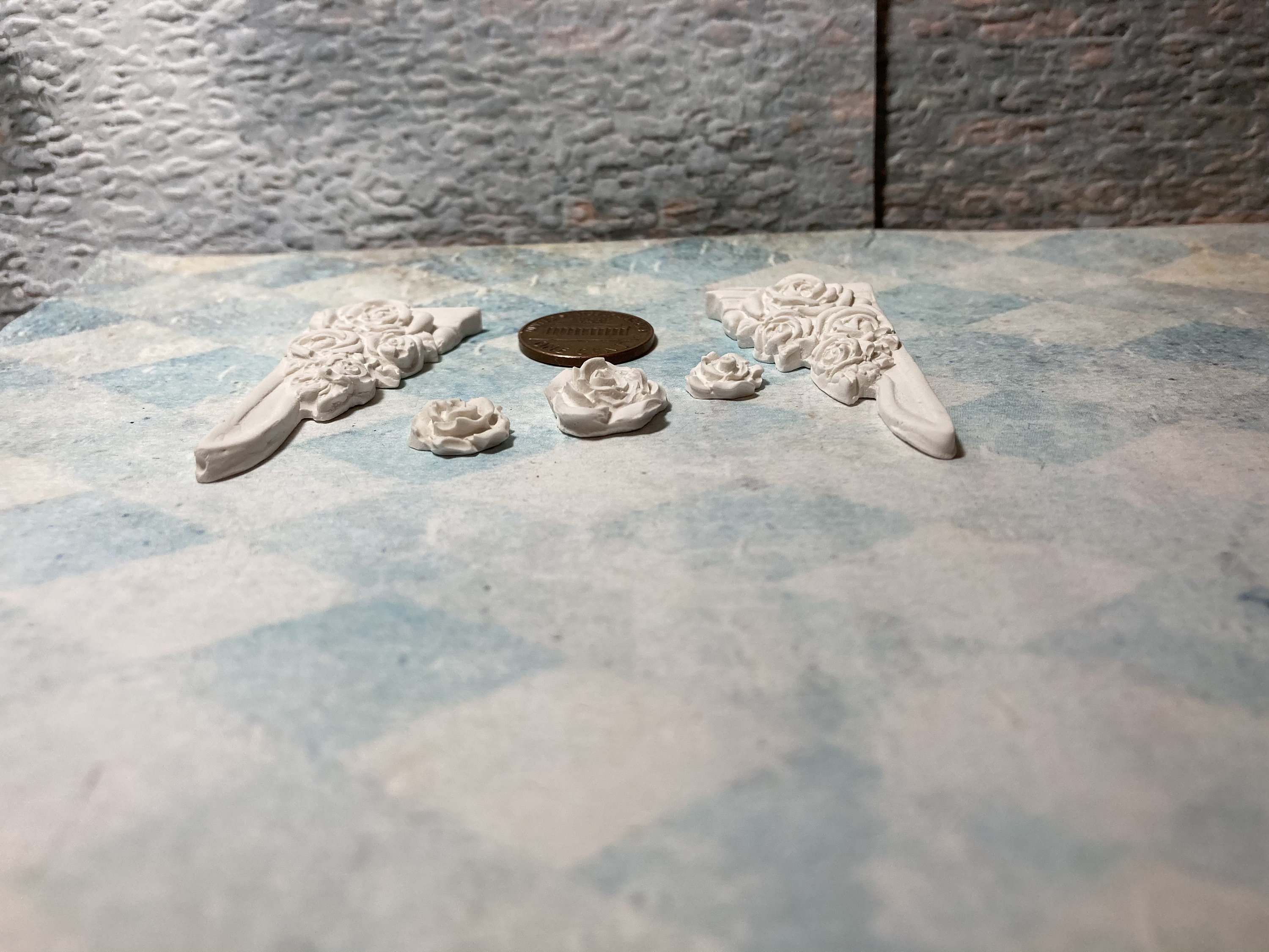 Miniature Doll House Wall Corner Decor Plaster French - Etsy