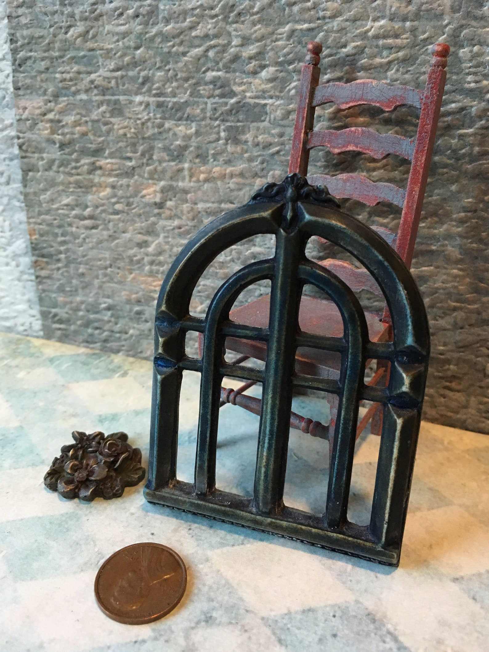 Miniature Doll House Window Mirror Frame Ornament Shabby Decor - Etsy