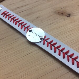 Personalized Baseball Bracelet, Custom Sports Bracelet, Players Name ...