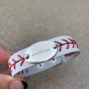 Personalized Baseball Bracelet, Custom Sports Bracelet, Players Name ...