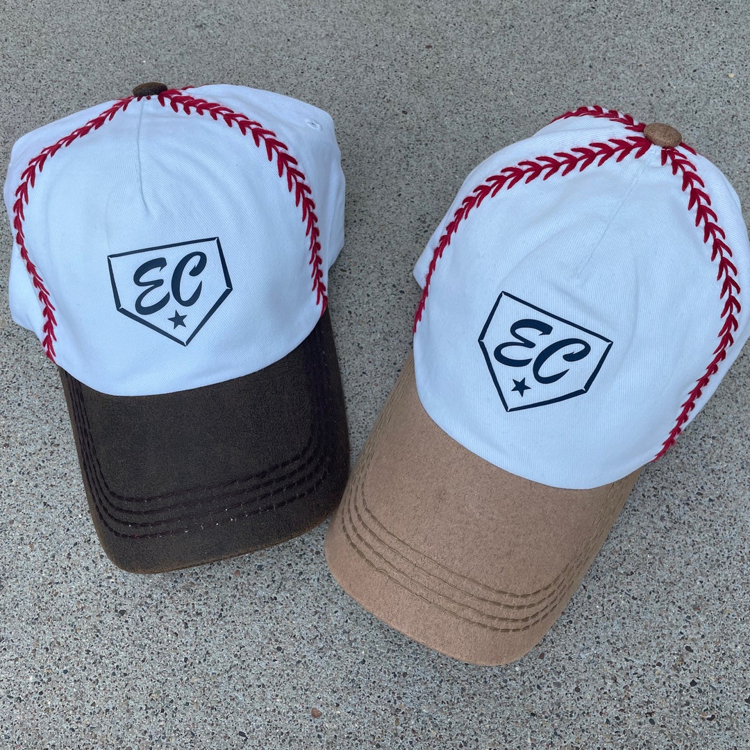 Baseball Hat | Custom Team Cap | Baseball Stitching Cap Hat Suede Brim ...