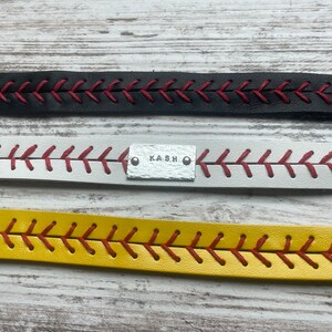 Personalized Baseball Bracelet, Custom Sports Bracelet, Players Name ...