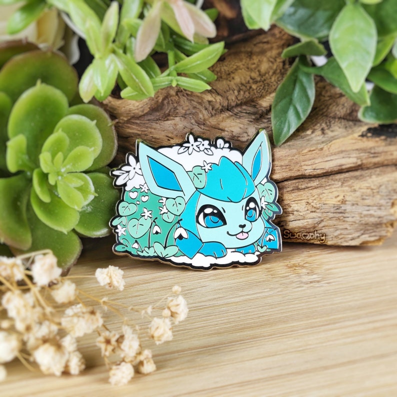 PEEK-A-BOO Enamel Pins REGULAR Ver. Floral Spring - Etsy