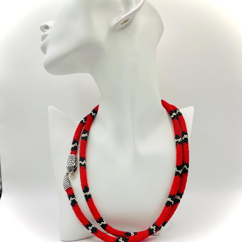 Snake Necklace - Etsy