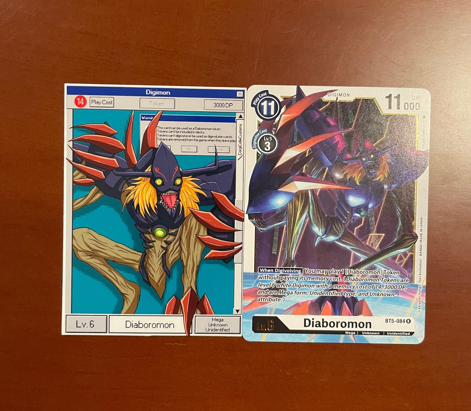 Diaboromon Token - Set of Four - Etsy