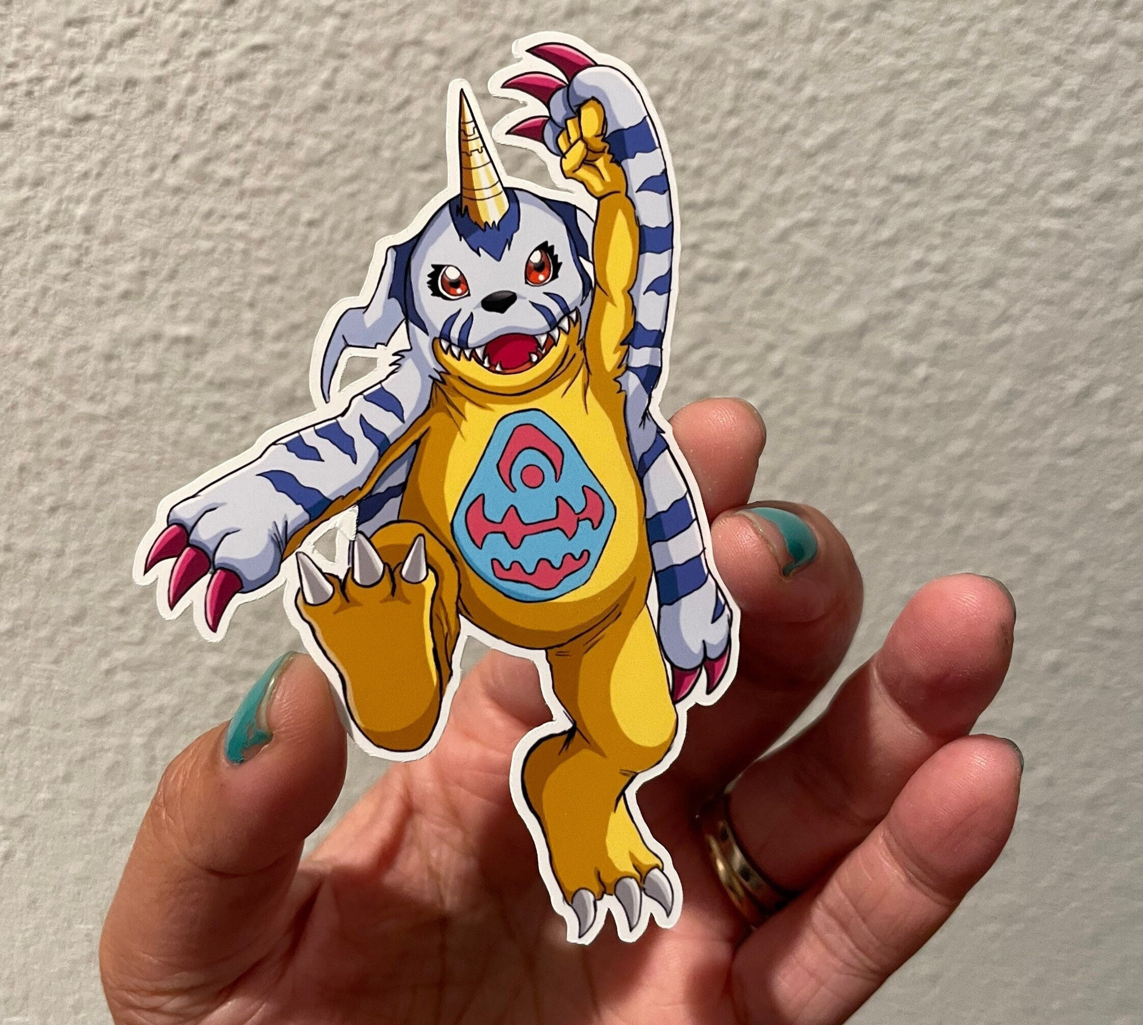 Gabumon Vinyl Sticker | Etsy