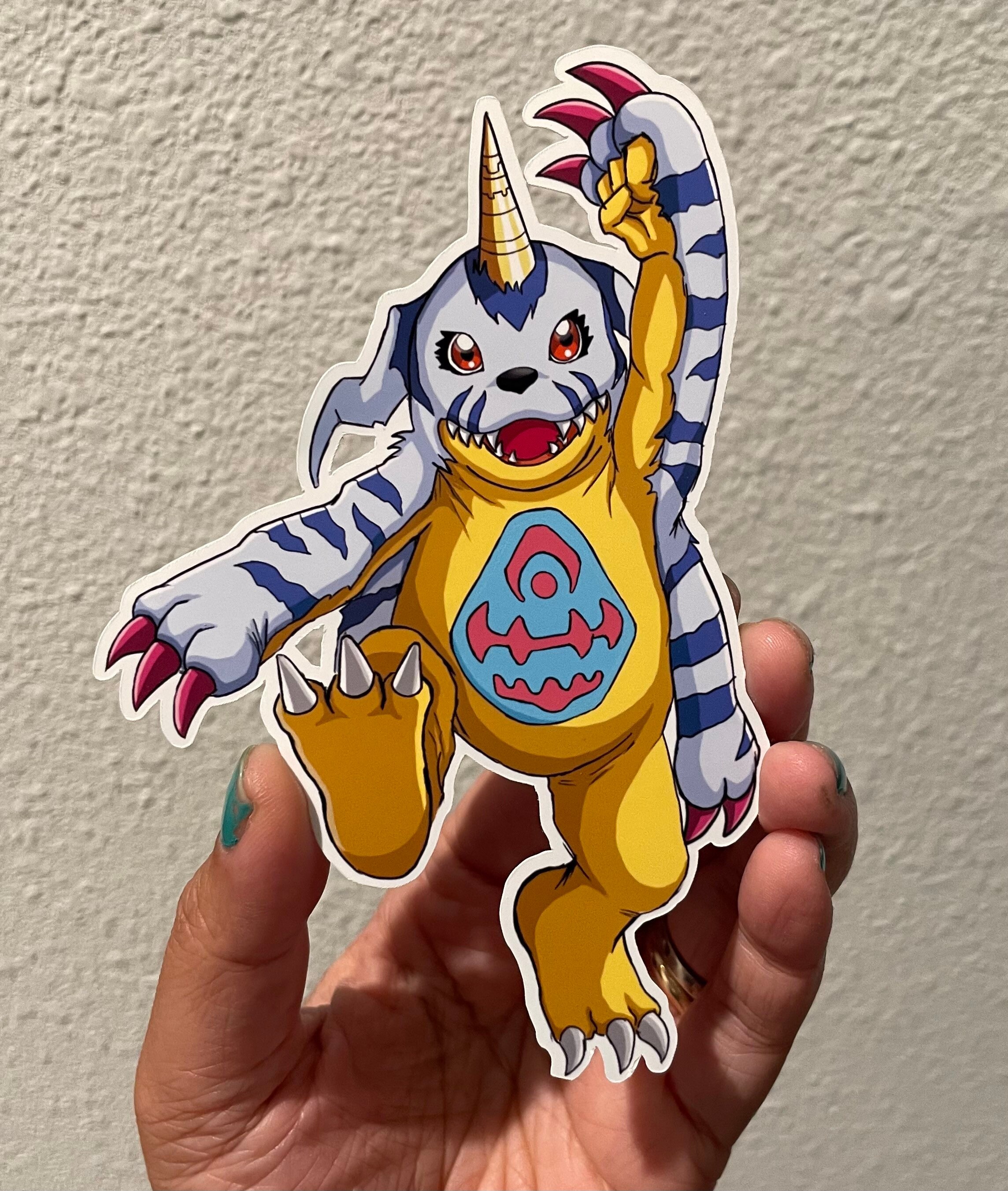 Gabumon Vinyl Sticker | Etsy