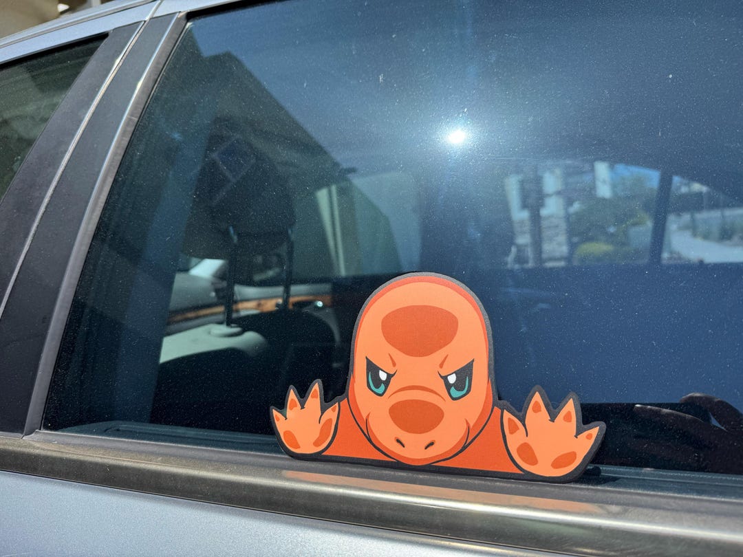 Char Angry Poke Peeker Decal - Etsy