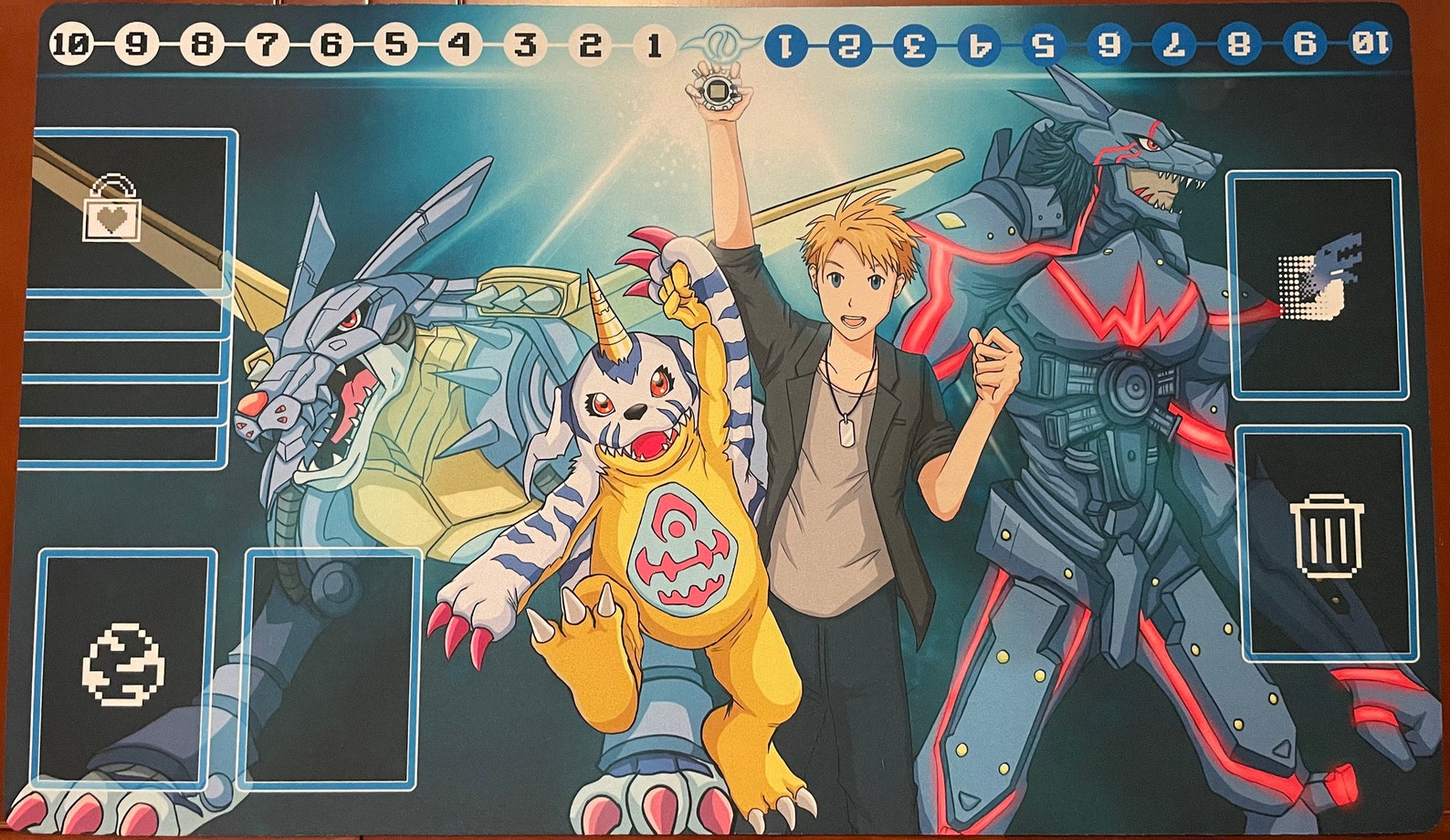 Gabumon Bond of Friendship & Matt Ishida Playmat for Digimon - Etsy