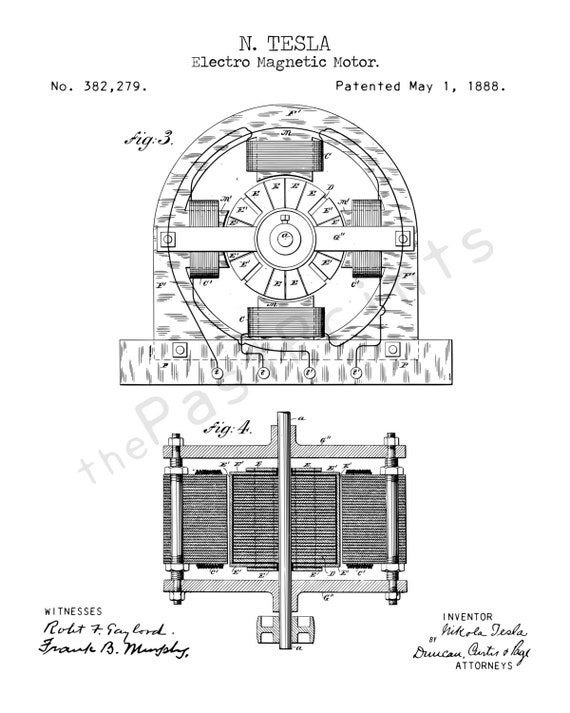 Tesla Printable Tesla Motor Art Tesla Print Tesla Poster | Etsy
