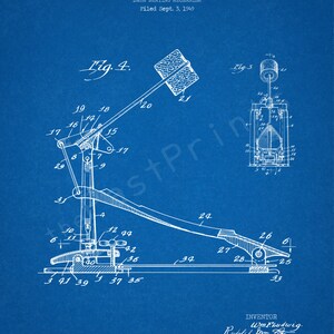 Buy Drum Printable | Kick Pedal | Drum Wall Art | Drum Art | Drum Print ...