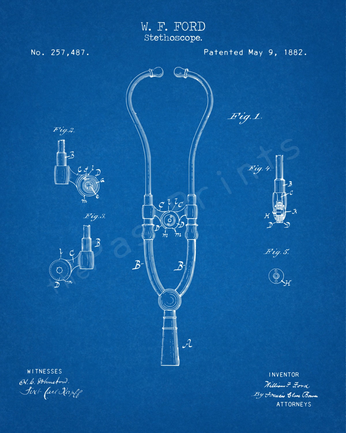Stethoscope Printable | Medical Art | Medical Decor | Doctor Office ...