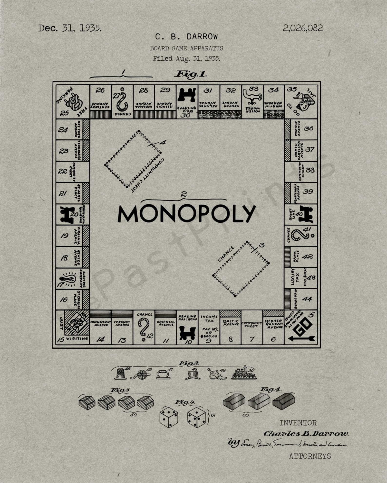 Buy Monopoly Printable | Photography | Monopoly Art | Monopoly Print ...