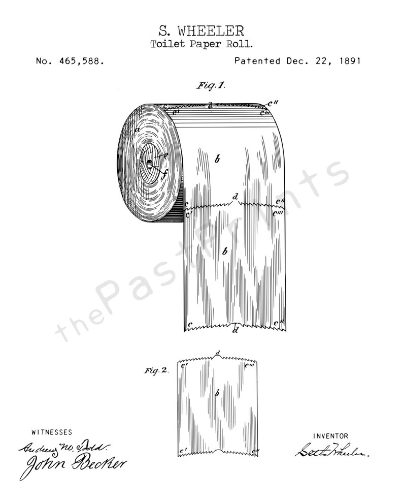 Toilet Paper Printable | Bathroom Print | Bathroom Wall Art | Bathroom ...