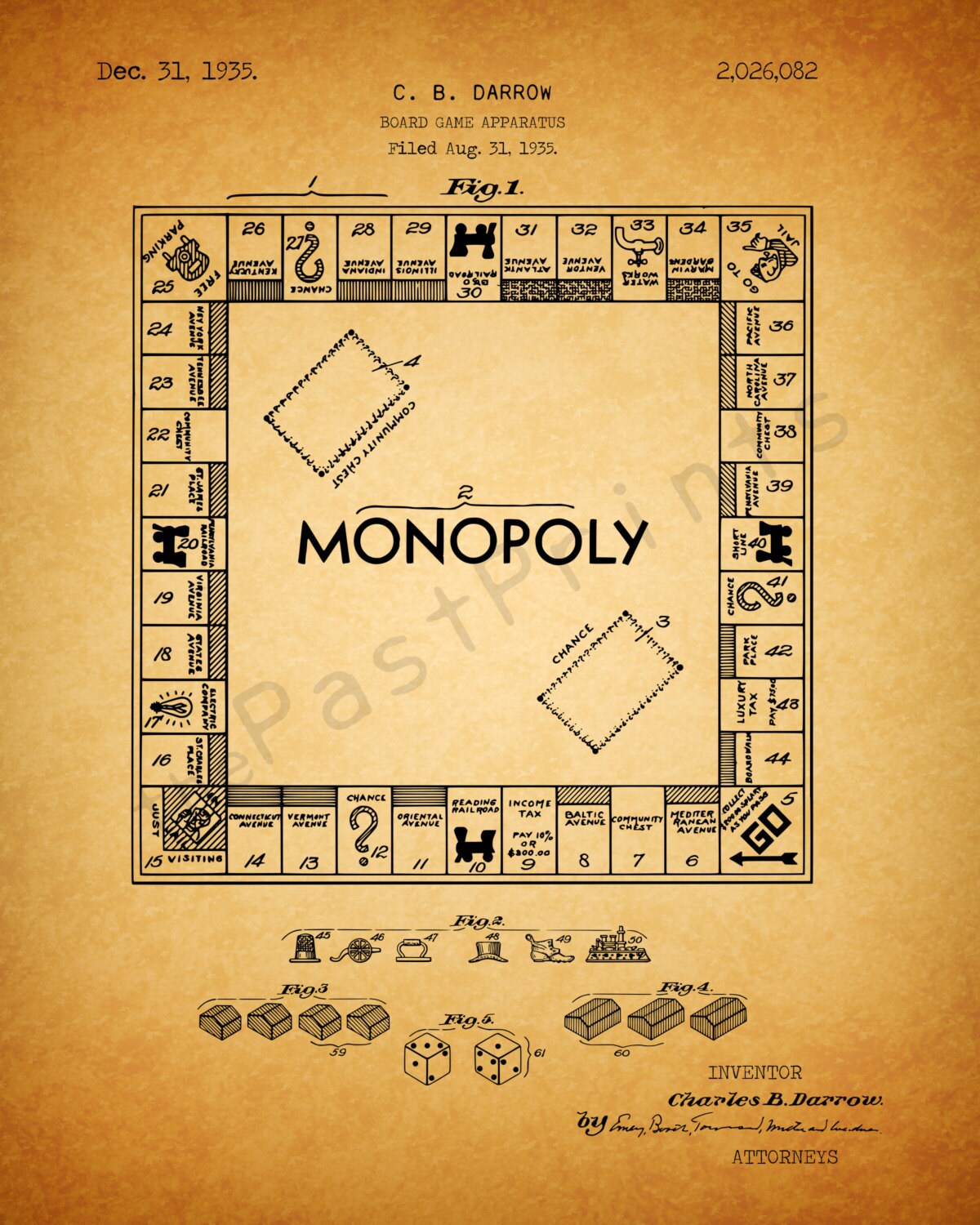 Monopoly Printable | Photography | Monopoly Art | Monopoly Print ...