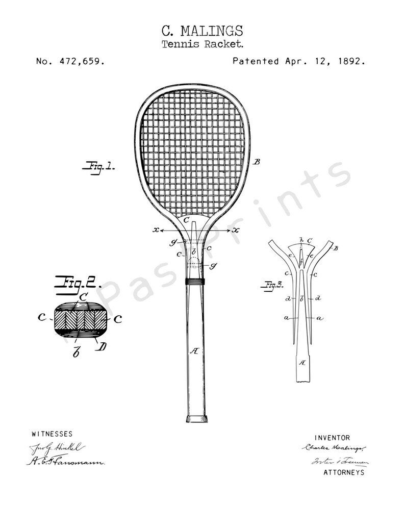 Tennis Printable | Tennis Racket | Tennis Wall Art | Tennis Art ...