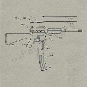 AR 15 Printable | AR 15 | Gun Art | Gun Print | Gun Poster | Gun Decor ...