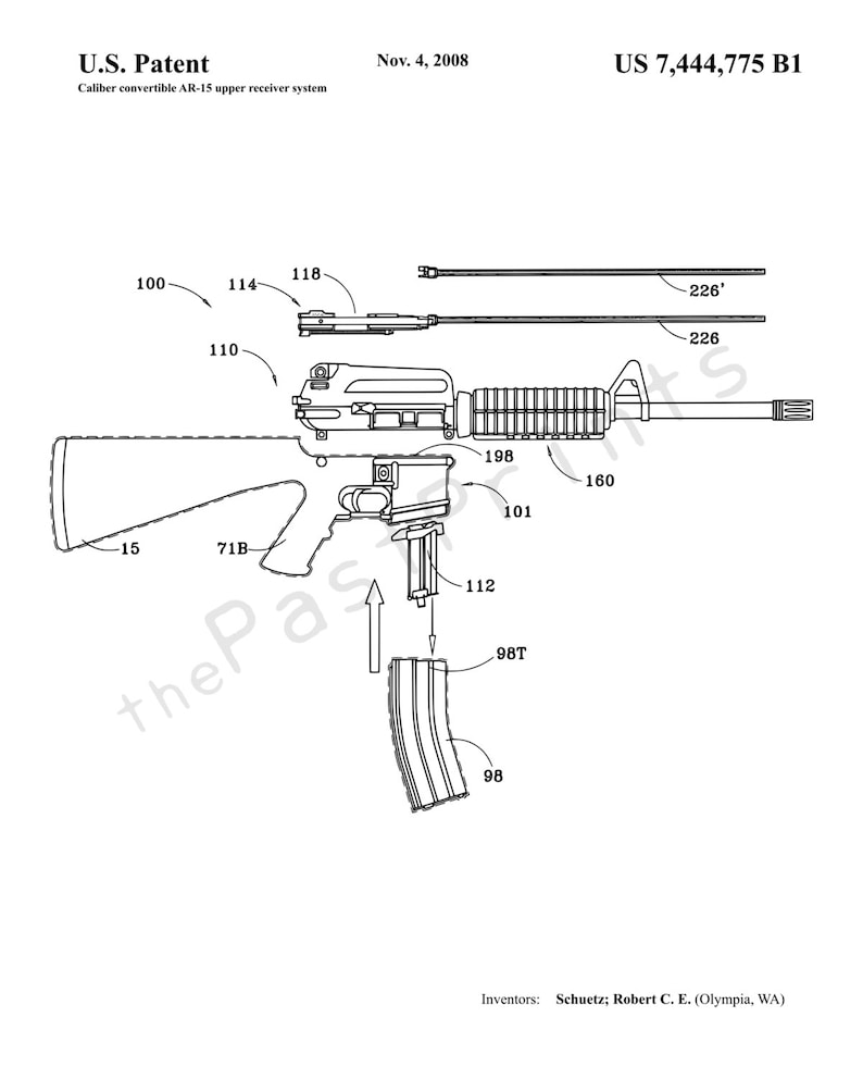 AR 15 Printable AR 15 Gun Art Gun Print Gun Poster - Etsy