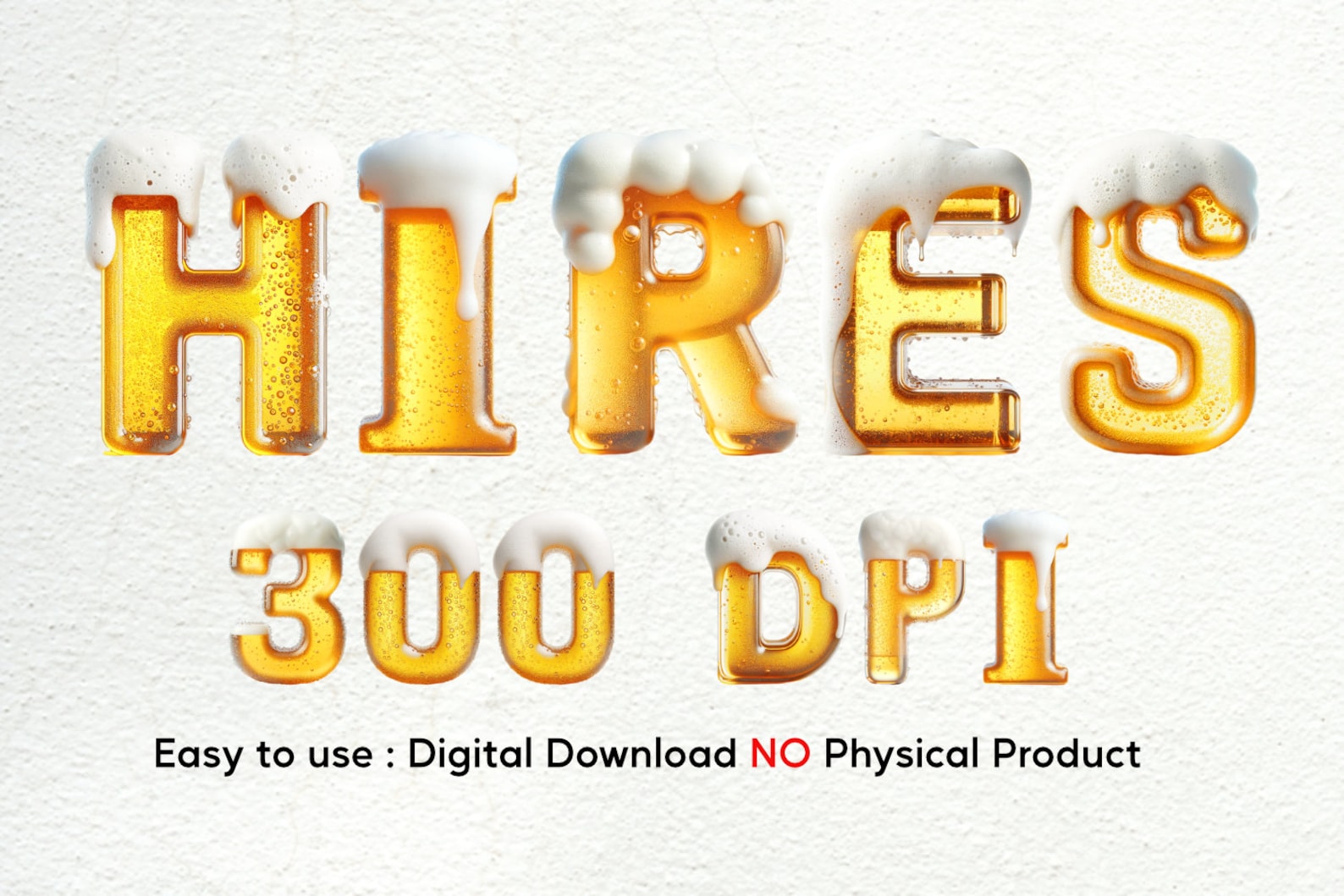 Beer Alphabet & Doodles: Clipart Set With PNG Letters, Numbers ...