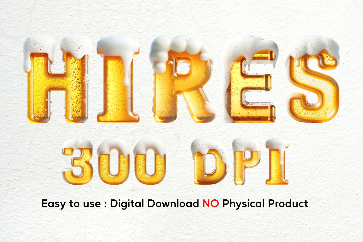 Beer Alphabet & Doodles: Clipart Set With PNG Letters, Numbers ...