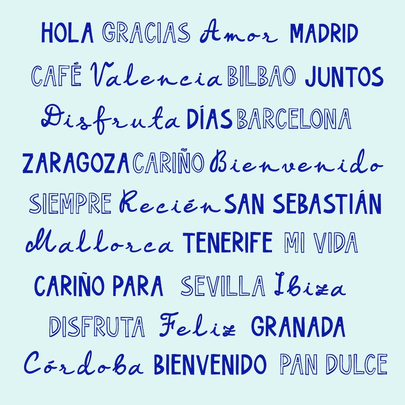 Handwritten Hand Drawn Font Family With Script Solid Outline Styles for ...