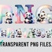 Baby Panda Alphabet & Doodles: Clipart Set With PNG Letters, Numbers ...