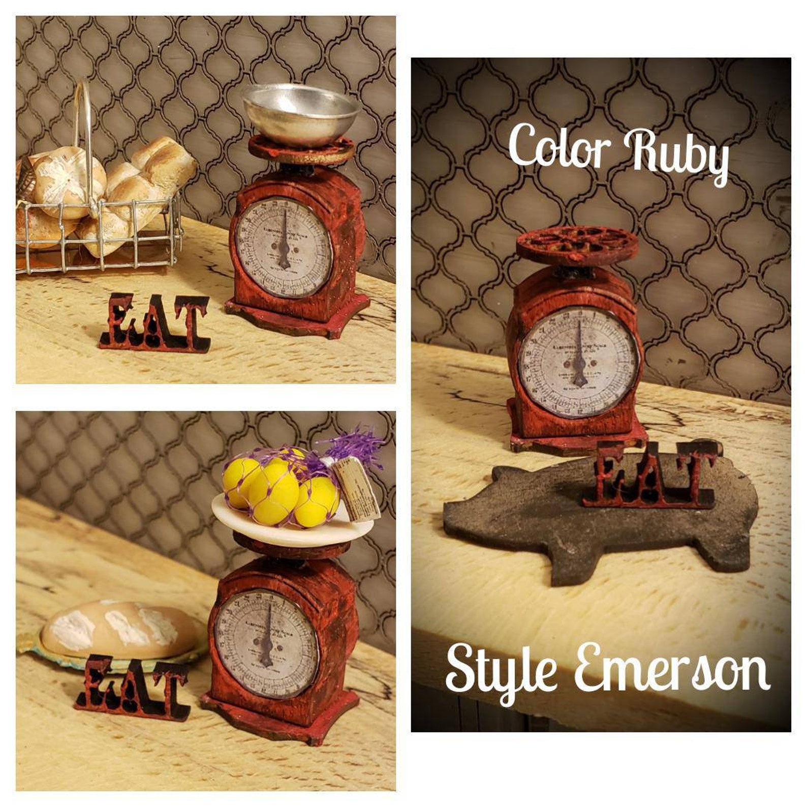 1:12 Scale Miniature Dollhouse Kitchen Scale Available - Etsy