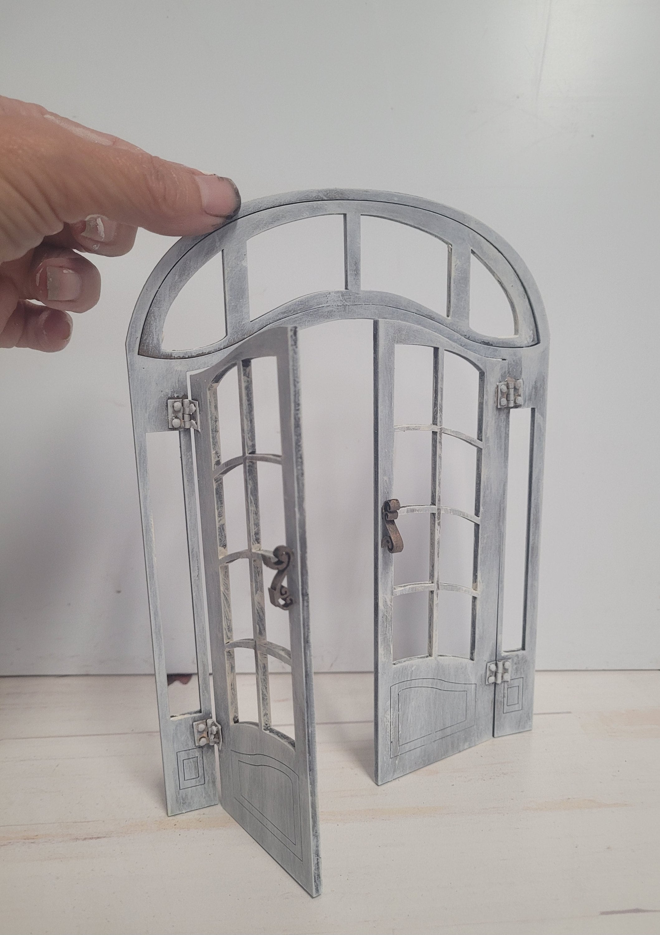 Miniature Dollhouse French Style Double French Doors 1:12 Scale - Etsy