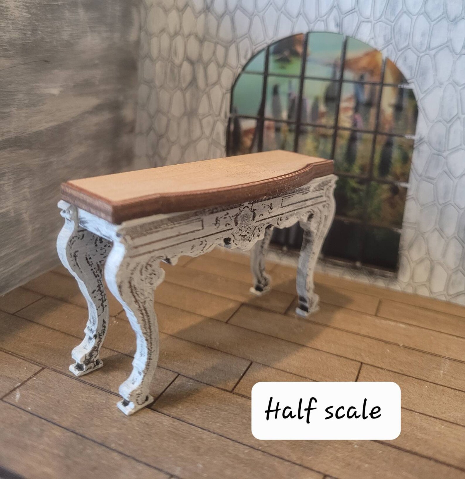 Half Scale Miniature Dollhouse Small Console Table Large or - Etsy