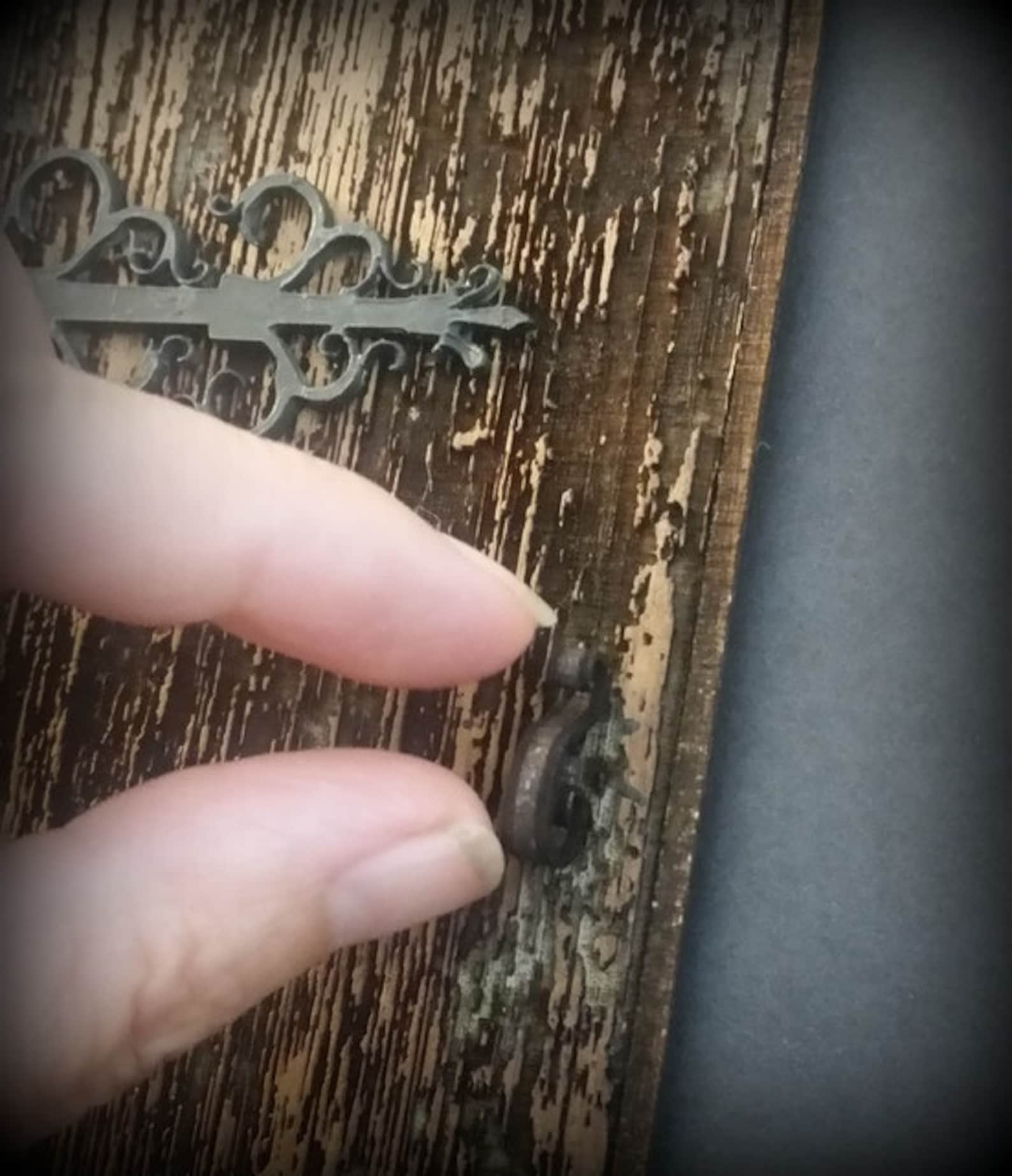 Miniature Door Wrought Iron Style Hardware Set of 2 Choose - Etsy