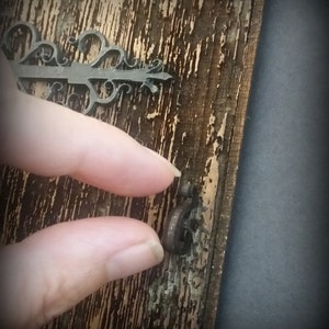 Miniature Door Wrought Iron Style Hardware Set of 2 Choose From 3 ...