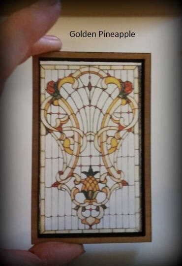 Dollhouse Miniature Stained Glass Window Sale Through - Etsy