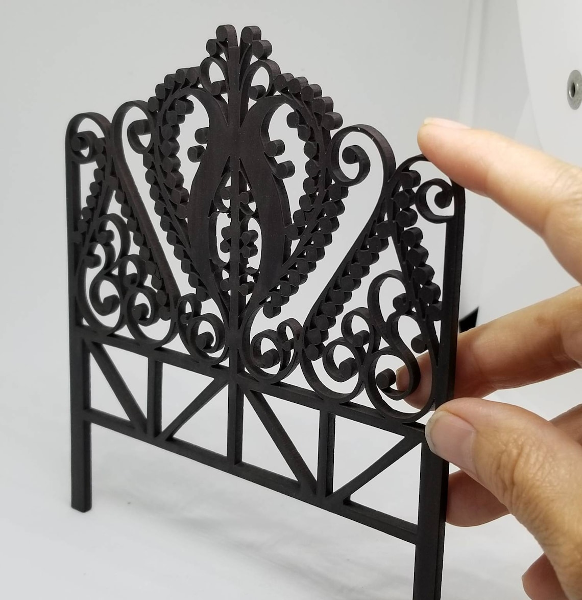 Miniature Dollhouse Queen Headboard M 1/12 Scale - Etsy