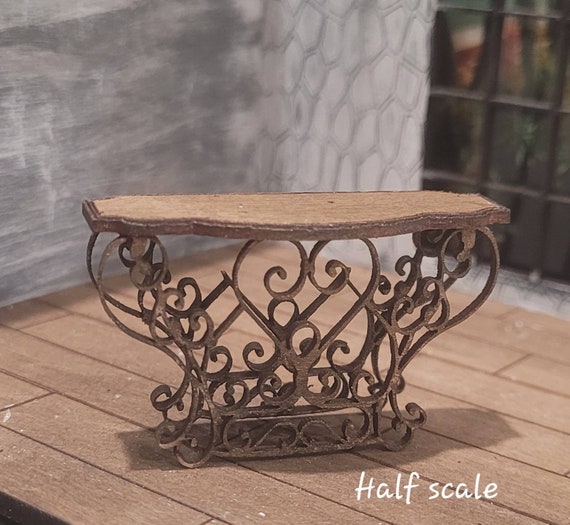 Half Scale Lovely Miniature Dollhouse Wrought Iron Style - Etsy