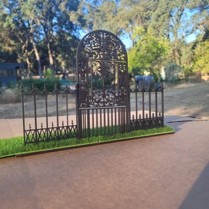 1:12 Scale Wrought Iron Style Gate and Fencing - Etsy