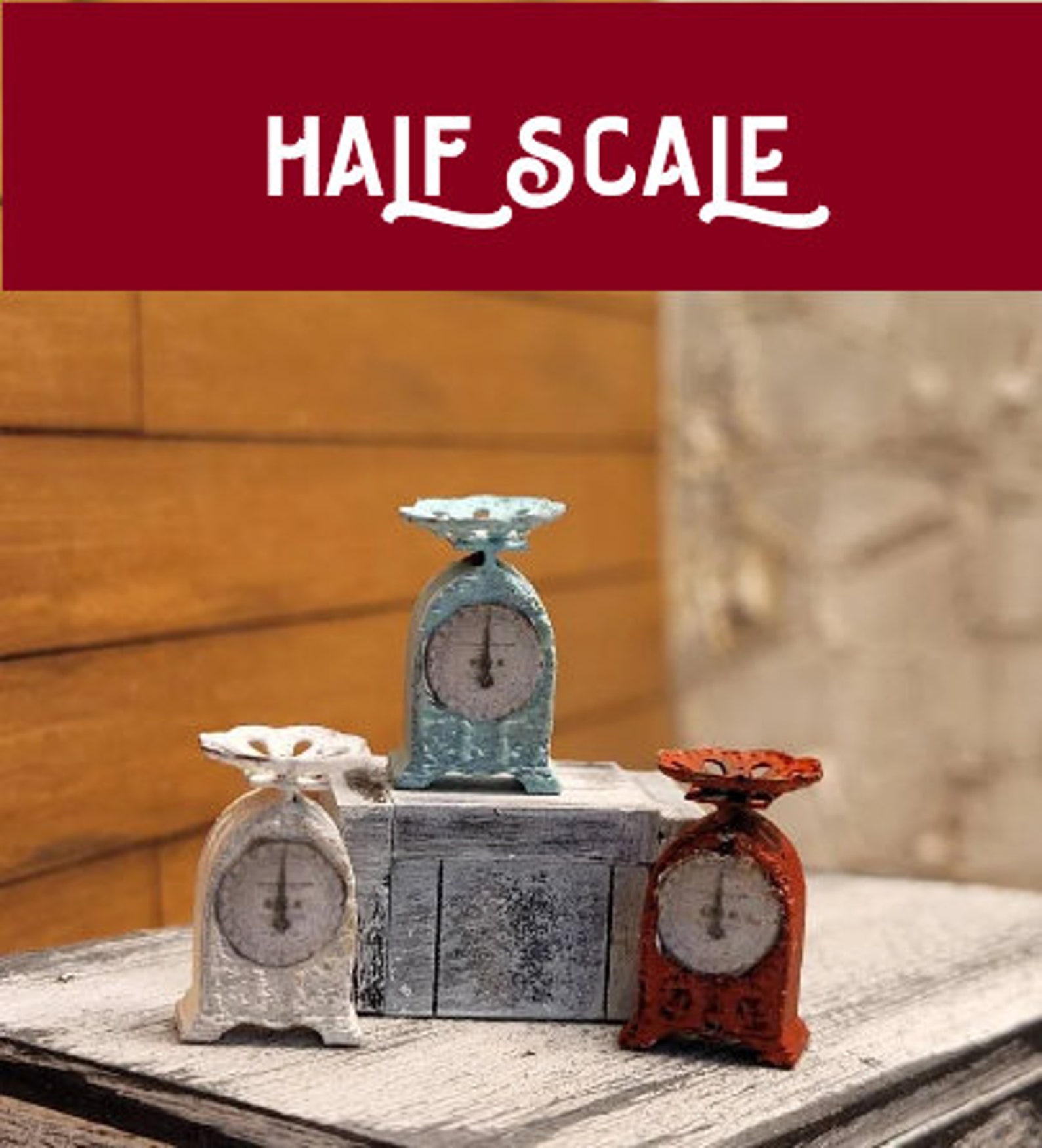 1:24 Scale Miniature Dollhouse Kitchen Scale Half Scale Available ...