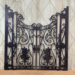 1:12 Scale Wrought Iron Style Gate - Etsy