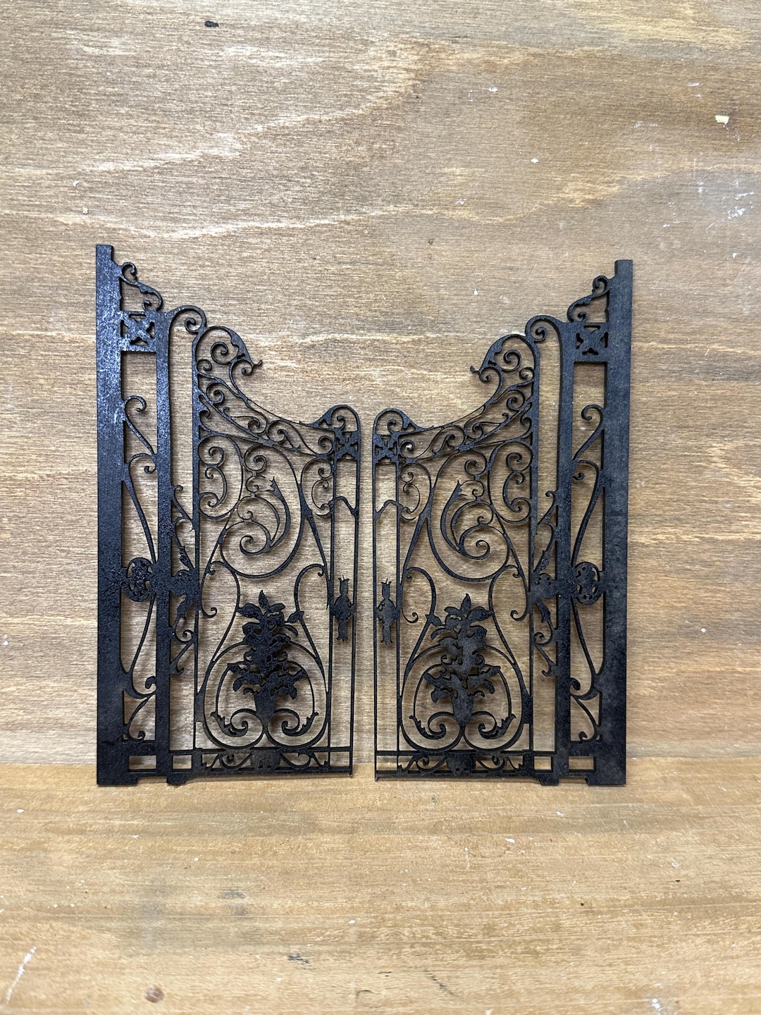 1:12 Scale Wrought Iron Style Gate - Etsy