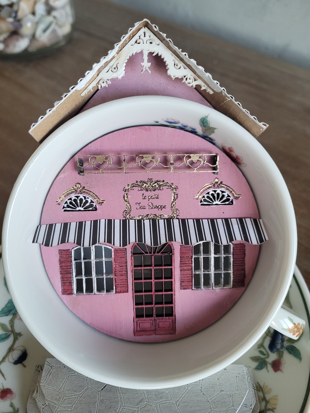 Miniature Tea Cup House or Bakery - Etsy