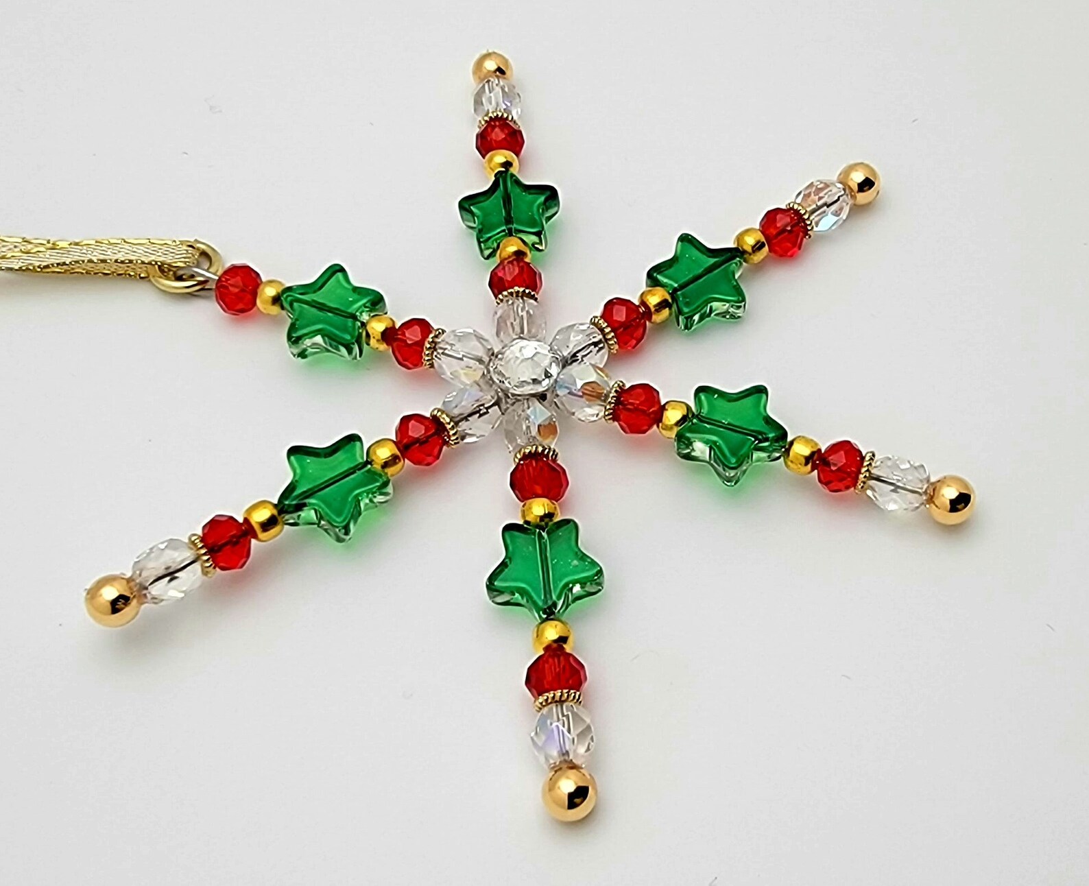 Green Star Ornament - Etsy